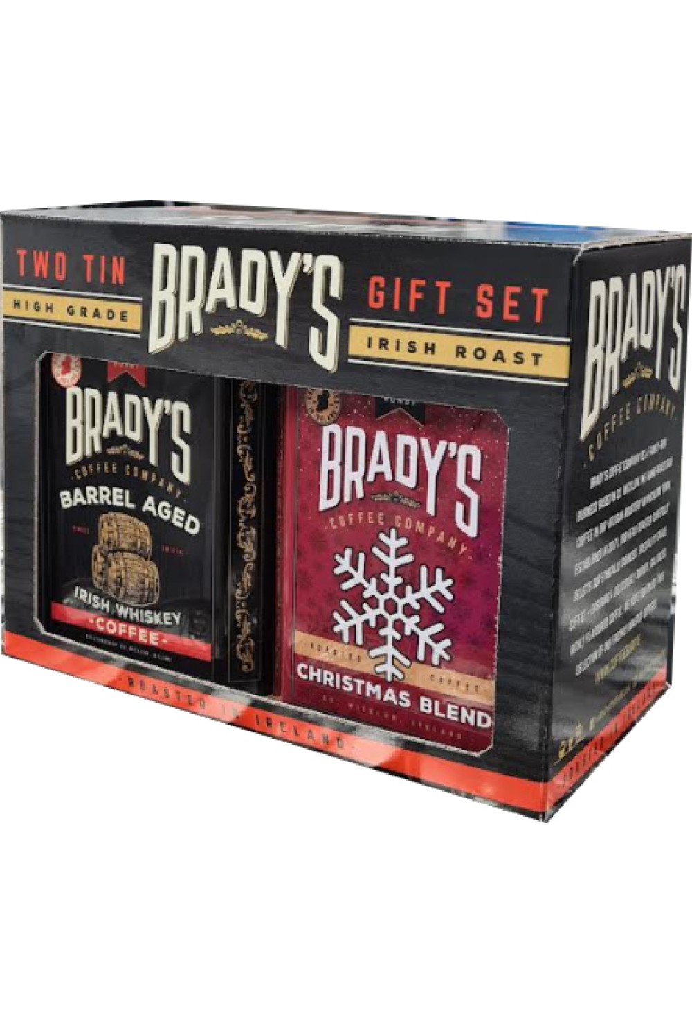 Brady's Coffee Twin set gift pack 227g Coffee Tins